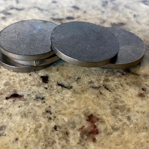 Mild Steel Discs 1/8 Thick Discs, 8 Gauge, Heavy Duty Blanks, Hand ...