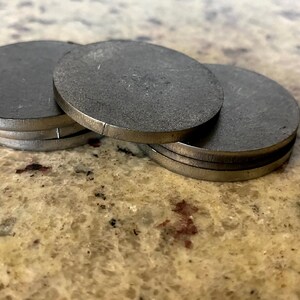 Mild Steel Discs 1/8" Thick Discs, 8 Gauge, Heavy Duty Blanks, Hand ...