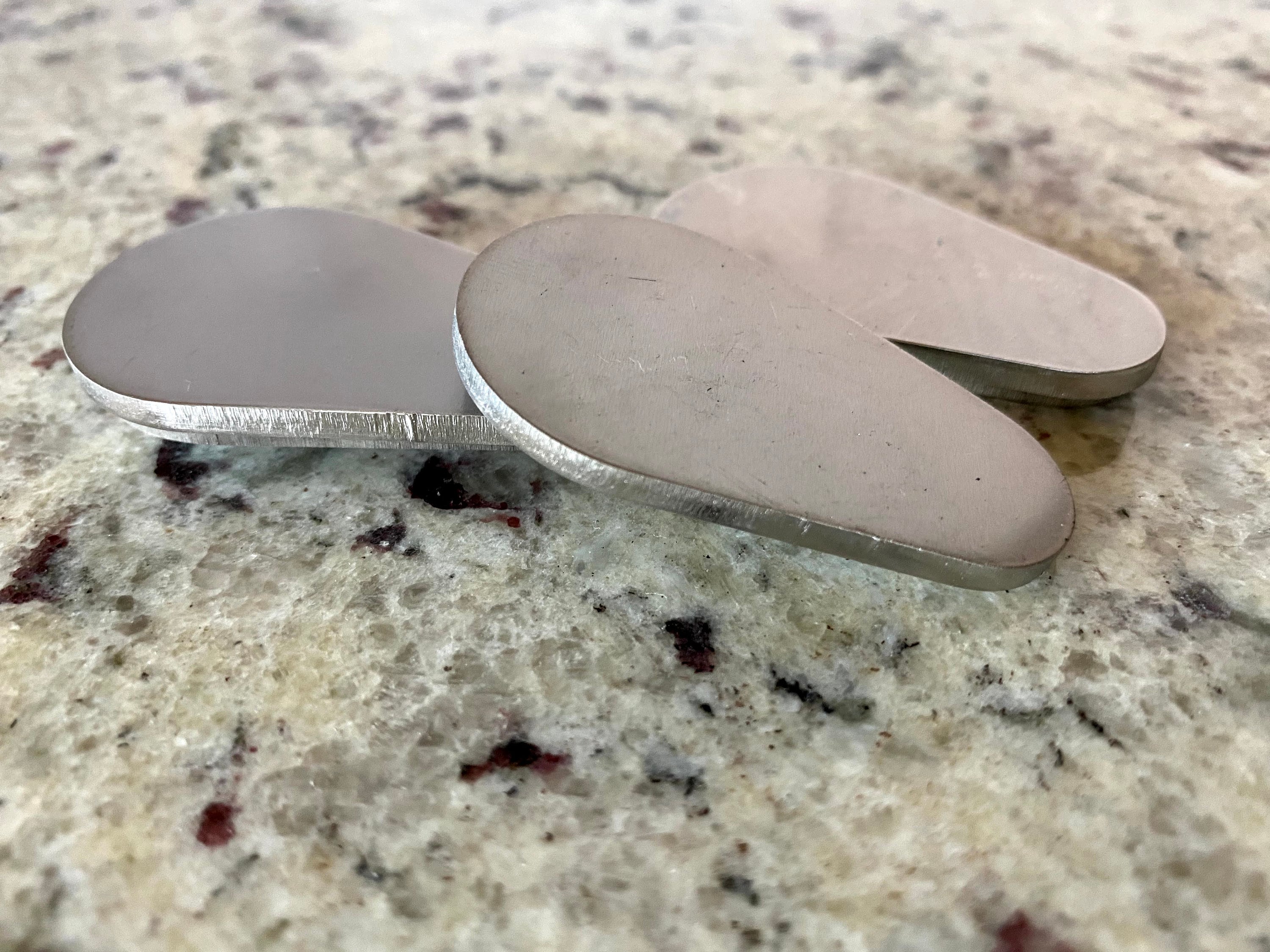 Stainless Steel Key Fob Blank 1/8 Thick Quantity of 5 | Etsy