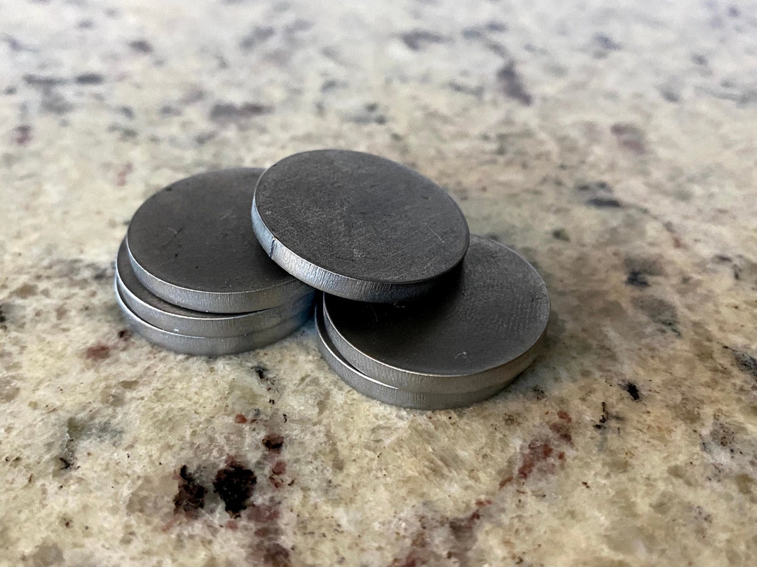 Mild Steel Discs 1/8" Thick Discs, 8 Gauge, Heavy Duty Blanks, Hand ...
