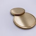 Brass Coin Blanks Challenge Coin Reed Edge Grooved Brushed Finish 32mm ...