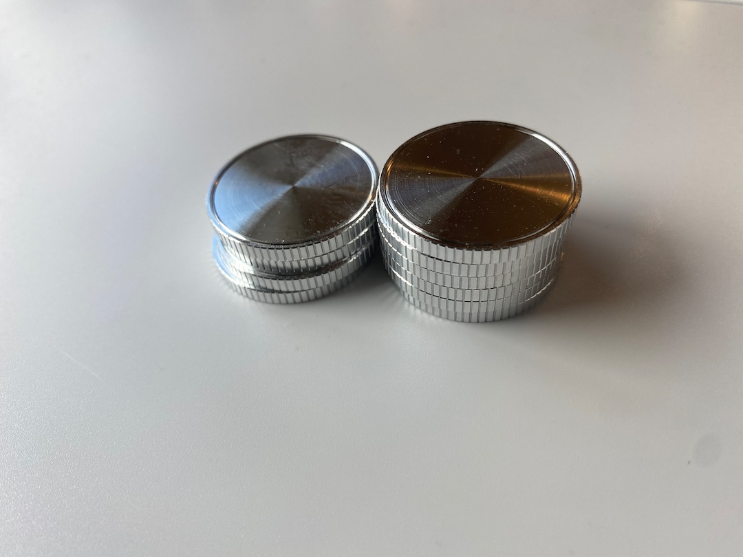 Aluminum Coin Blanks - 1 1/4 " X 1/8" - American Made - Reeded Edge ...