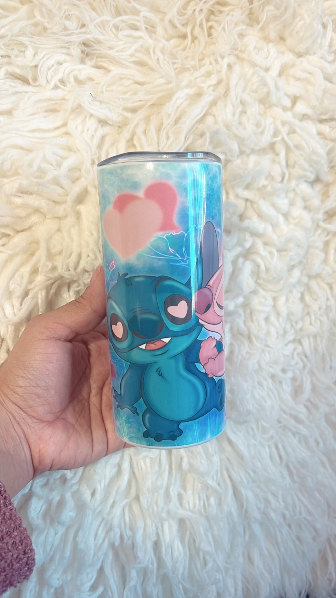 Stitch And Angel Tumbler Etsy
