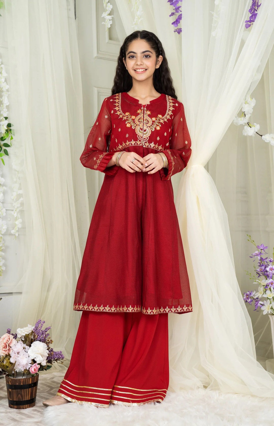 Little Girls Kids Eid Collection Eastern Dress - Etsy