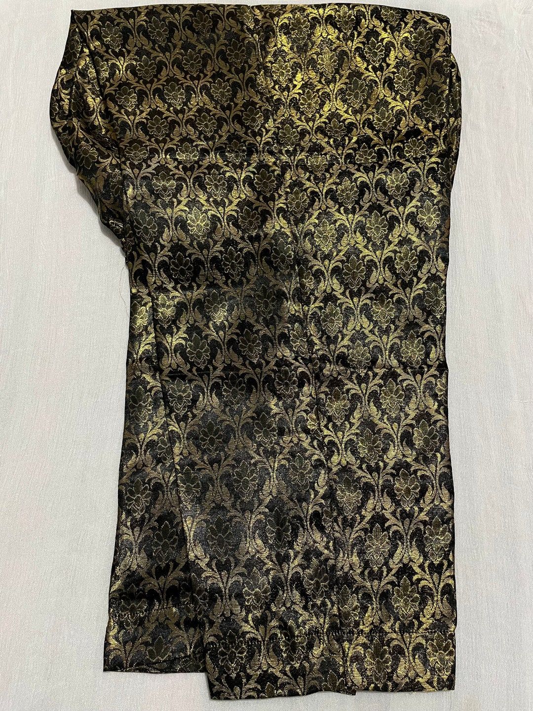 Jamawar Pant Trouser Black & Gold Pakistani Indian Bangladeshi Ready to ...