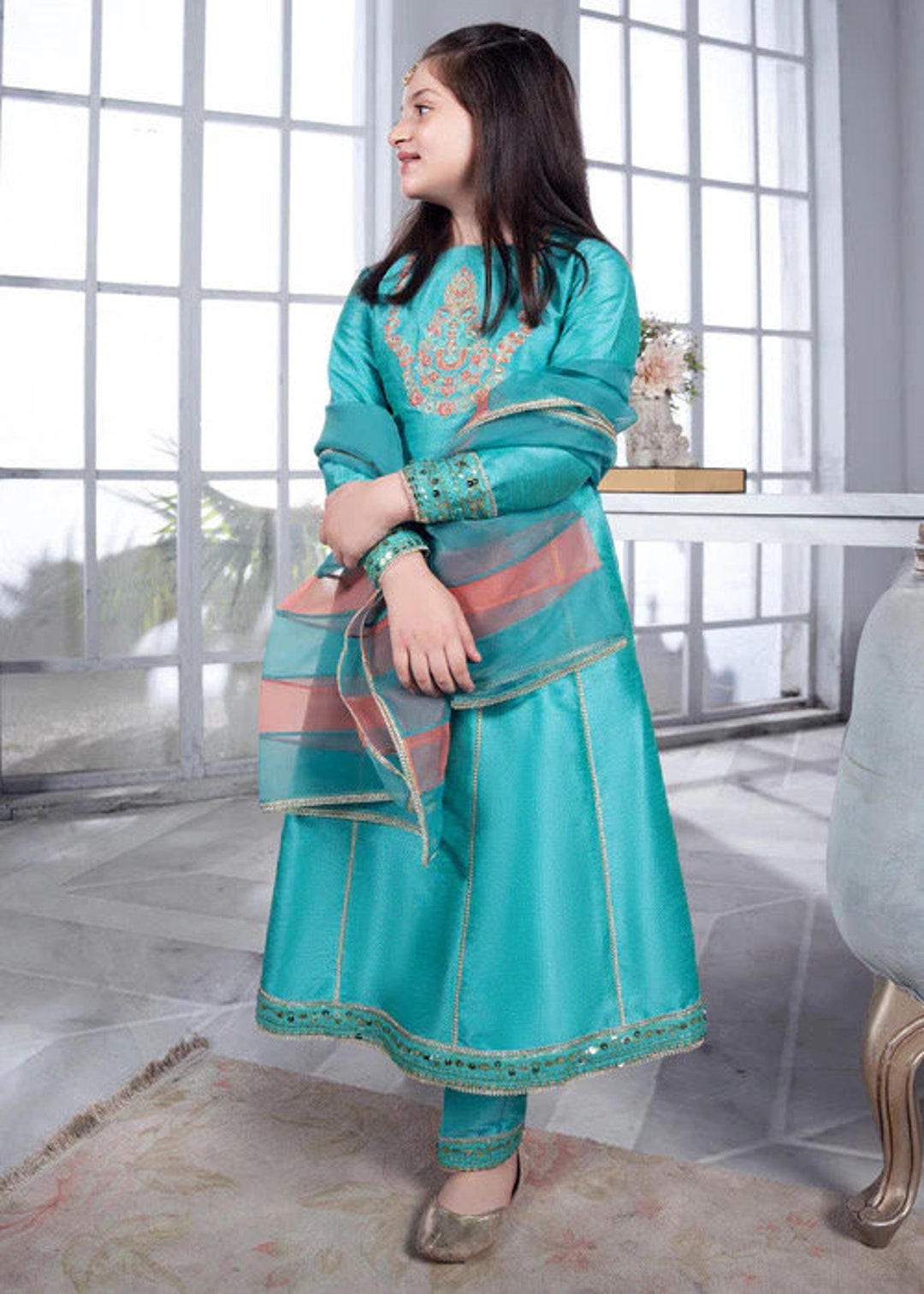 Little Girls Kids Eid Collection Eastern Dress - Etsy