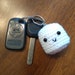 Marshmallow Keychain | Crochet Kawaii Plush Marshmallow | Bag Charm - Etsy