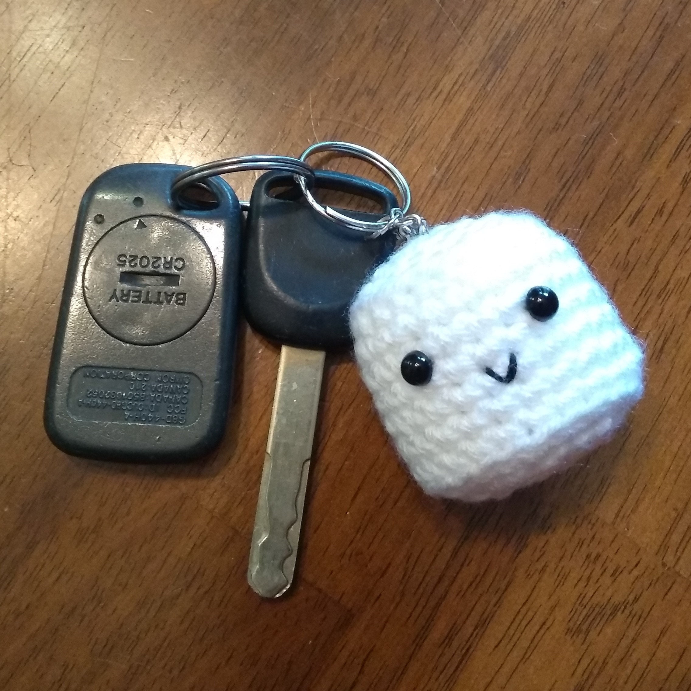 Marshmallow Keychain | Crochet Kawaii Plush Marshmallow | Bag Charm - Etsy