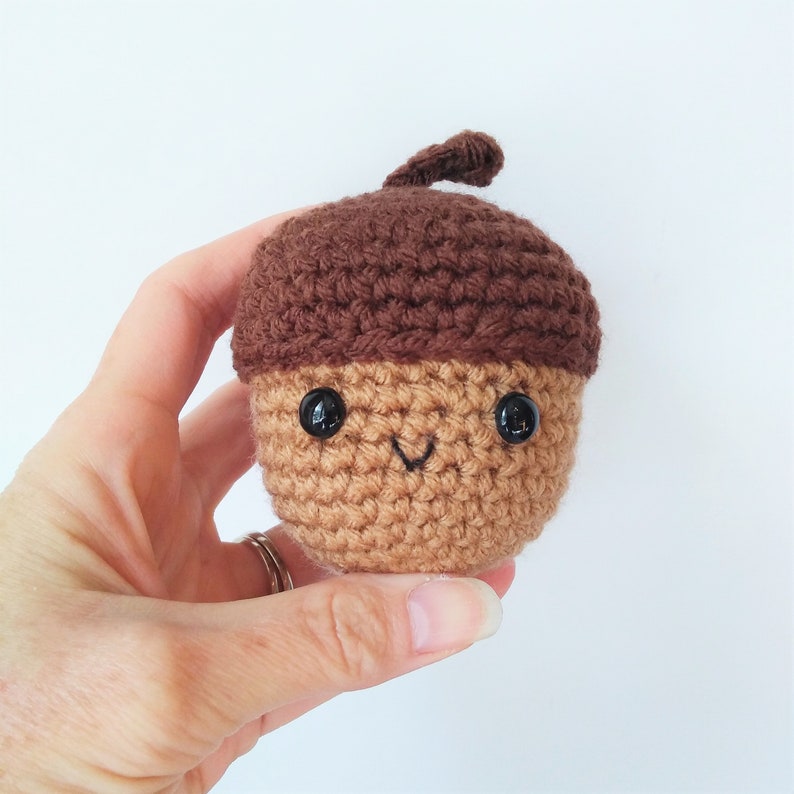 Crochet Acorn Plush Thanksgiving Decoration Amigurumi - Etsy