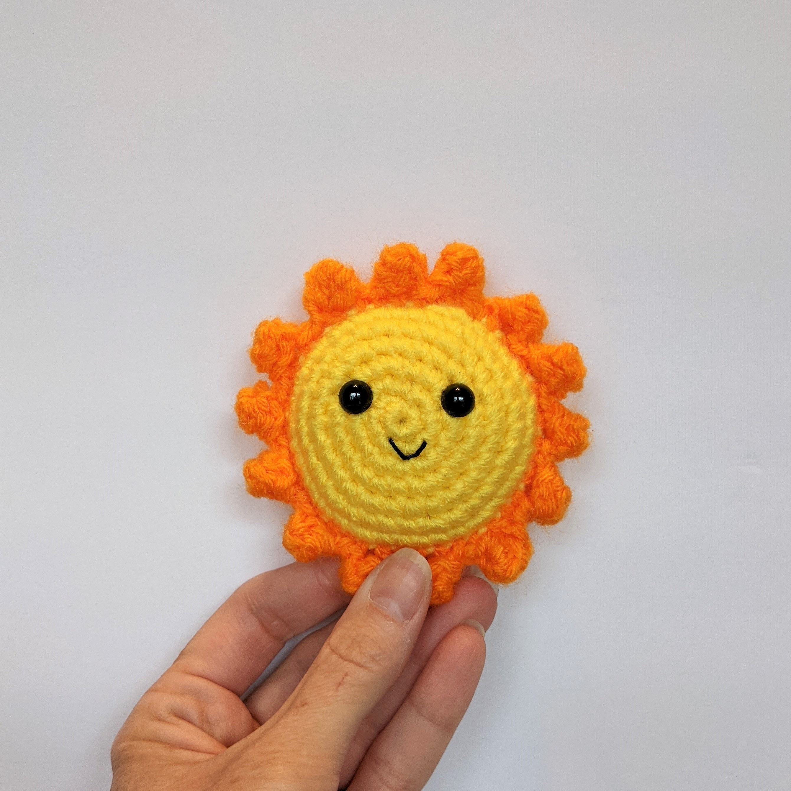 Crochet Sun Plush Kawaii Sun Summer Decor Sunshine Toy | Etsy