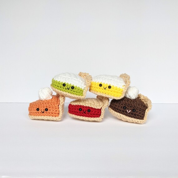 Crochet Pie Plush Baby Pie Slice Play Food | Etsy