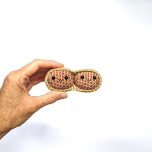 Crochet Peanut Plush, Peanuts in Shell, Gift for Couple, Best Friend ...