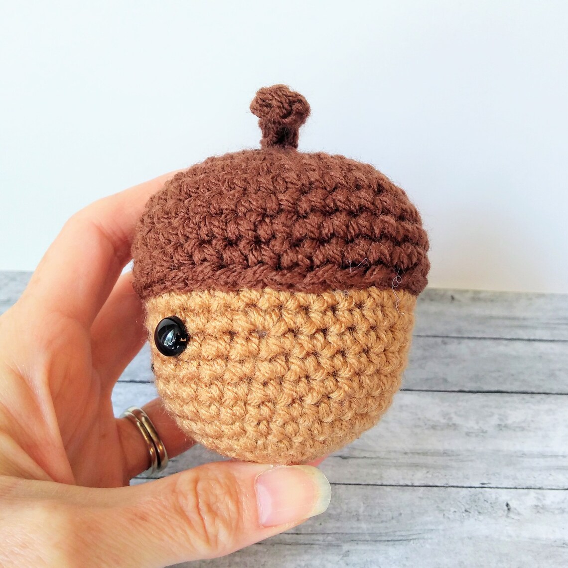 Crochet Acorn Plush Thanksgiving Decoration Amigurumi - Etsy
