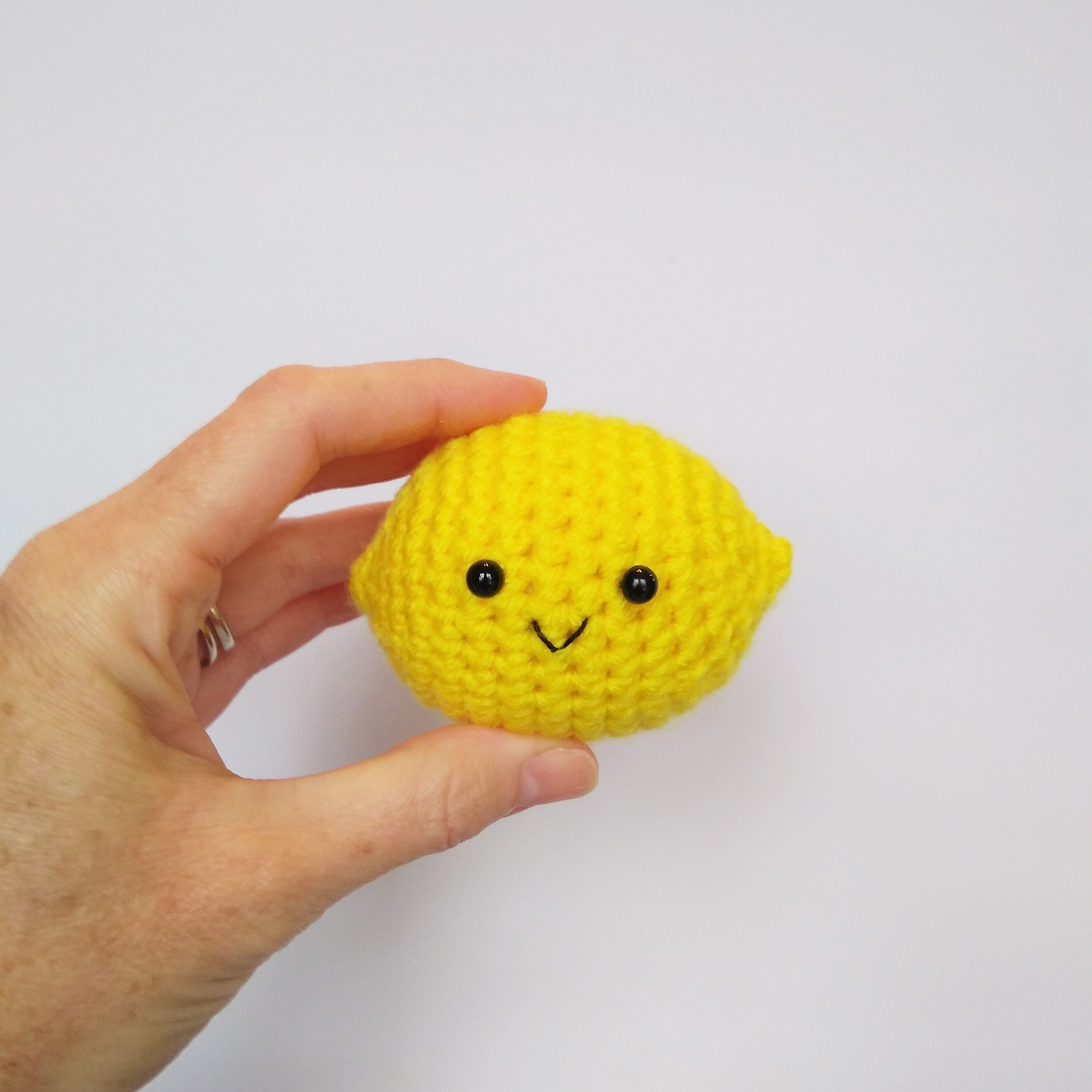 Crochet Lemon Plush Stress Ball Kawaii Lemon Tiered Tray | Etsy