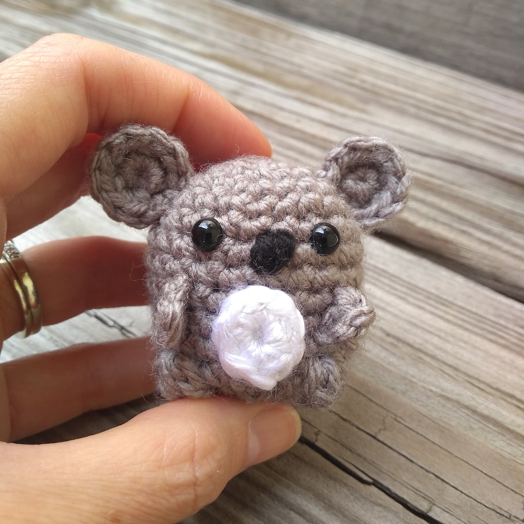 Mini Koala Plush | Koala Keychain | Crochet Koala | Bag Charm - Etsy