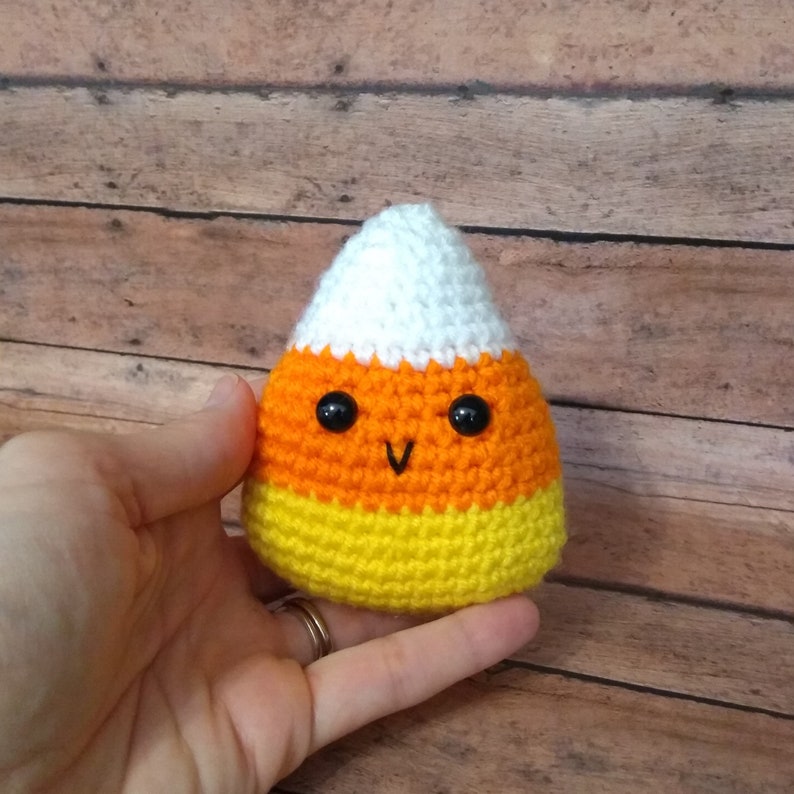 Crochet Candy Corn | Halloween Plush | Fall Holiday Plush - Etsy