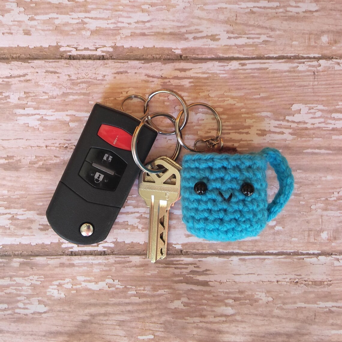 Coffee Mug Keychain Crochet Kawaii Mug Plush Tea Cup - Etsy