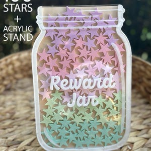 Custom Reward Jar for Classroom | Chore Chart Rewards for Kids ...