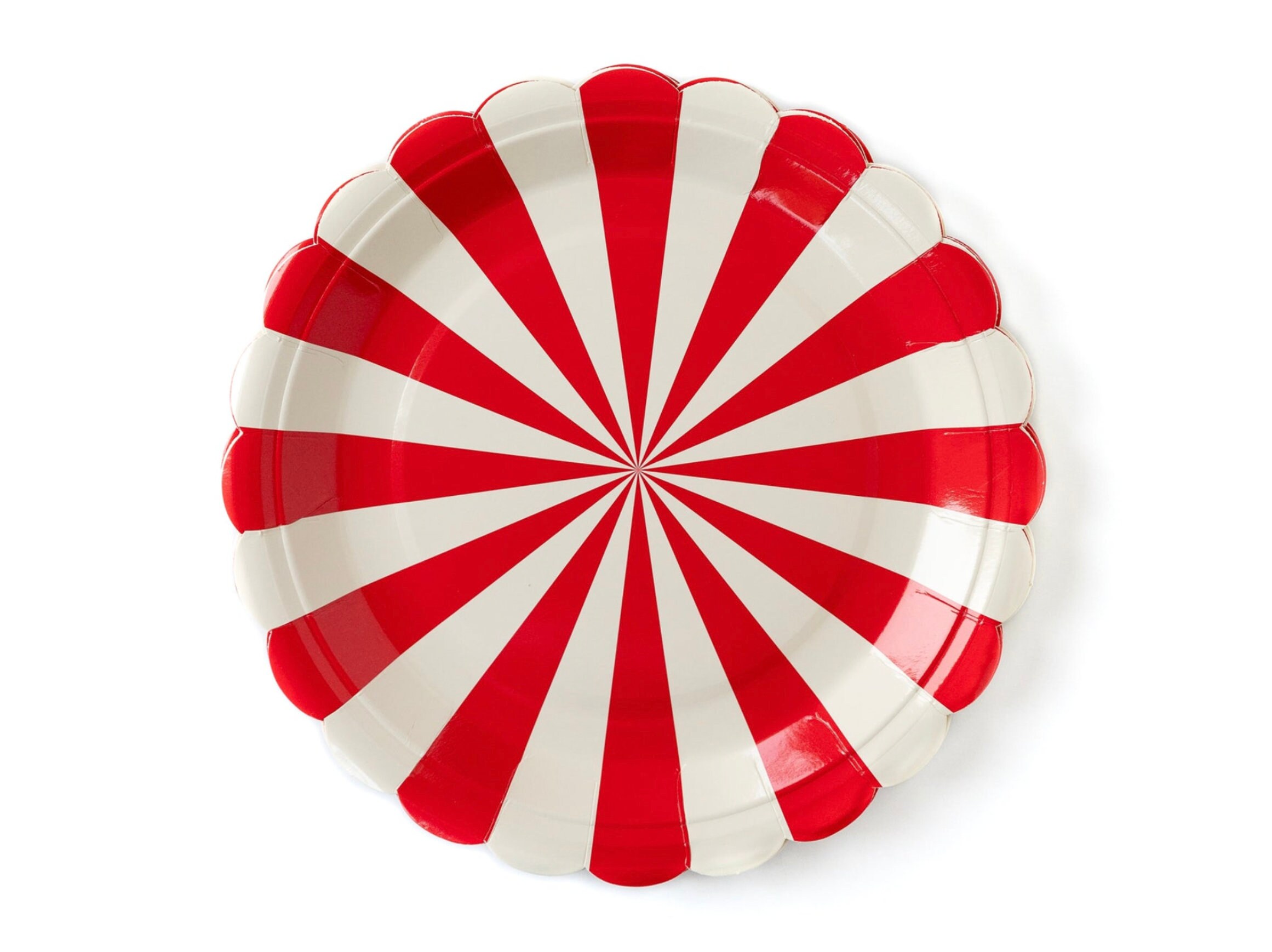 Red And White Circus Stripes