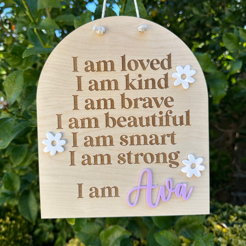 Kids Sign I Am Kind - Etsy