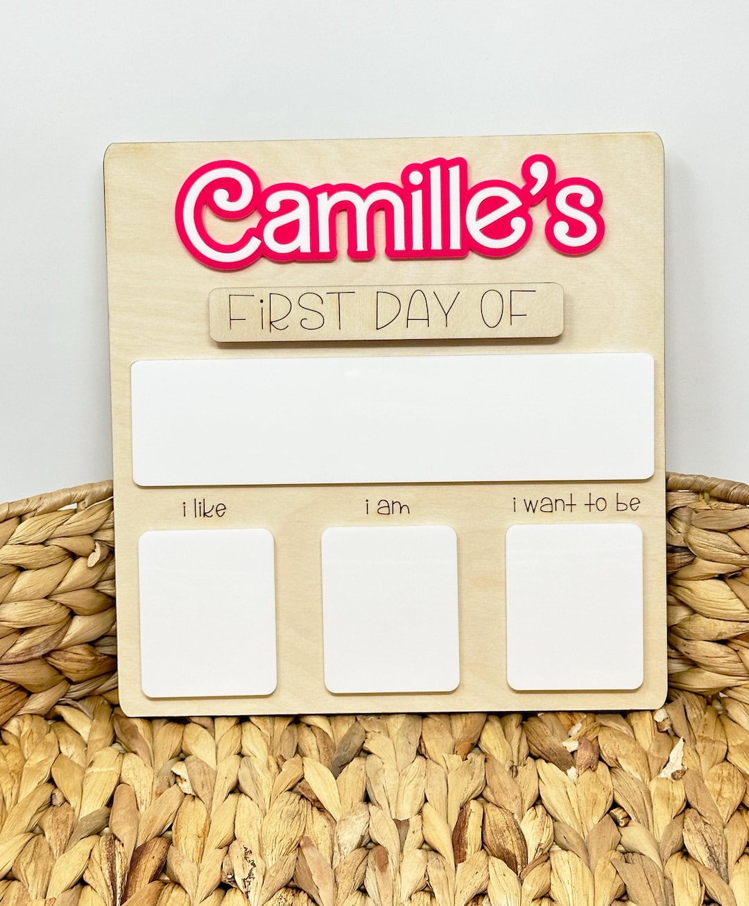 First Day of School Kindergarten Sign Back to School Personalized Sign ...