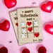 Valentines Day Gift for Kids Tic Tac Toe Valentine Valentine for Class ...