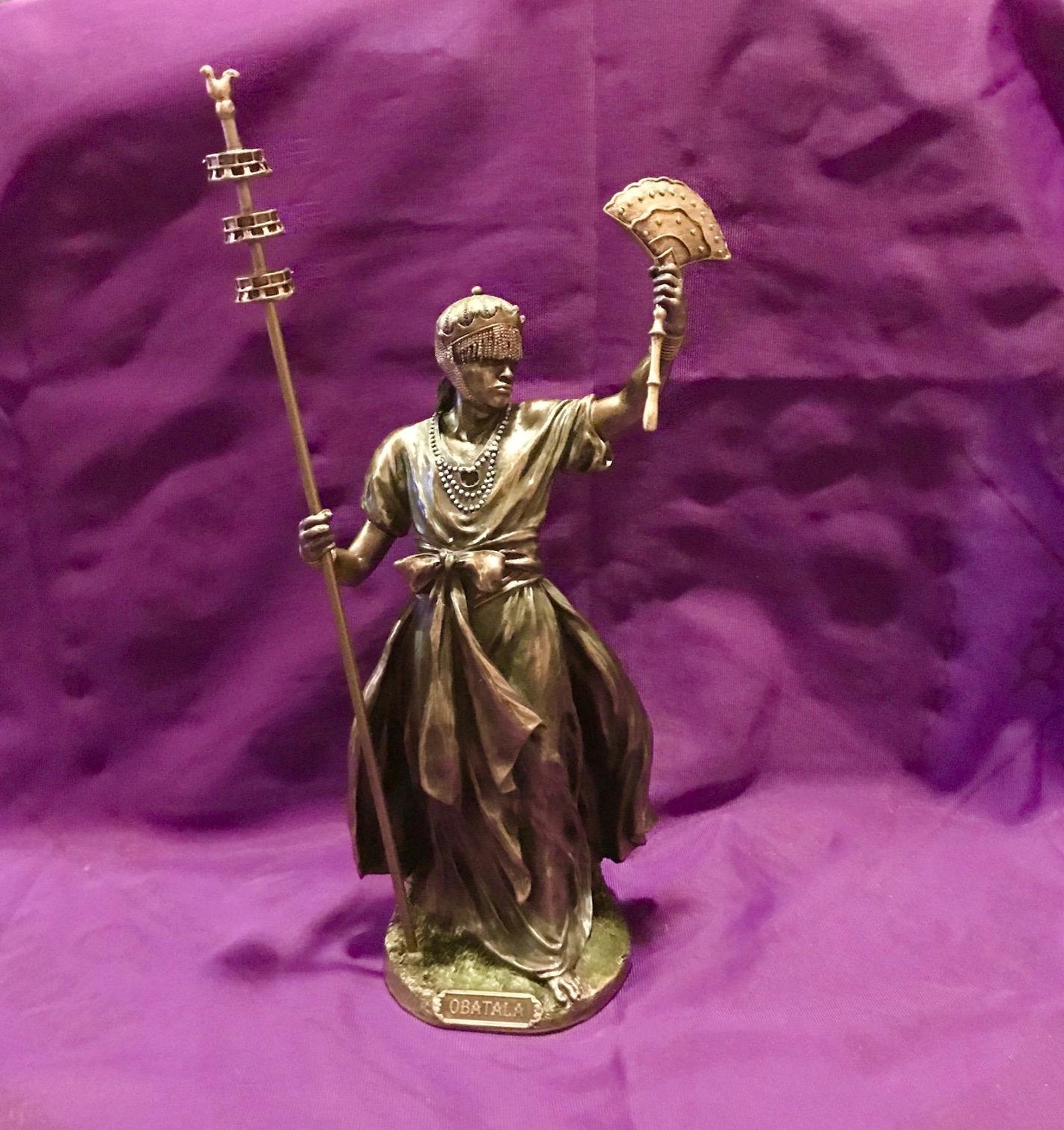 Figura Oshira Obatala Santeria Yoruba Ifa 24cm Etsy