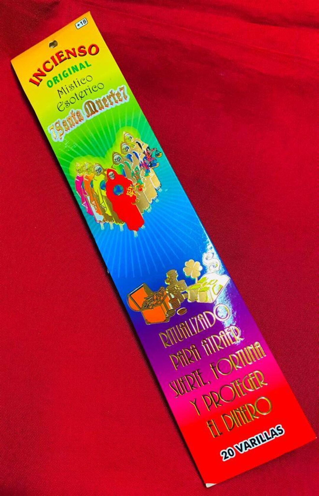 Esoteric Incense Rods Santa Muerte 7 Colors 20 Sticks - Etsy