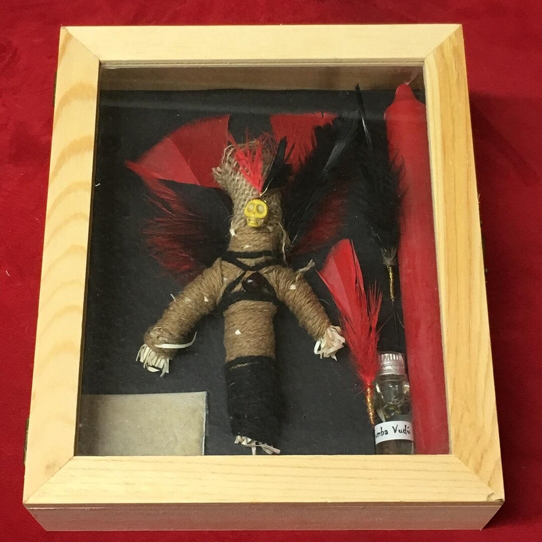 Red/black Ritualized Voodoo Doll Kit - Etsy