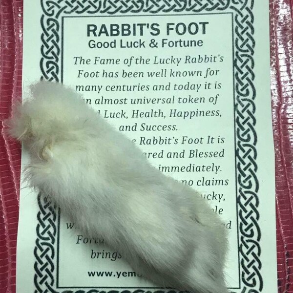 Lucky Rabbit Foot - Etsy