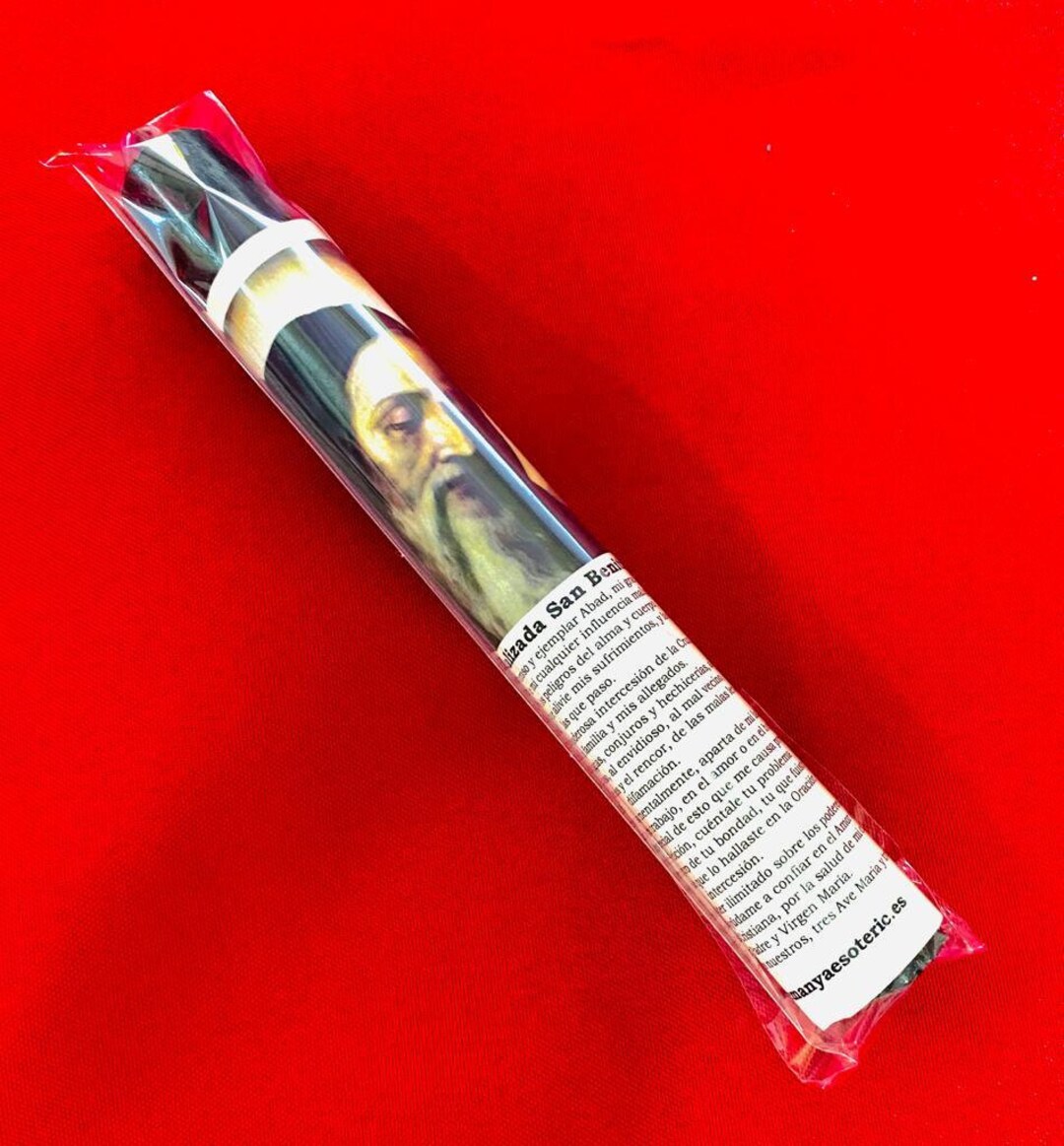 Ritualized Esoteric Candle Ritual Candle Saint Benedict - Etsy