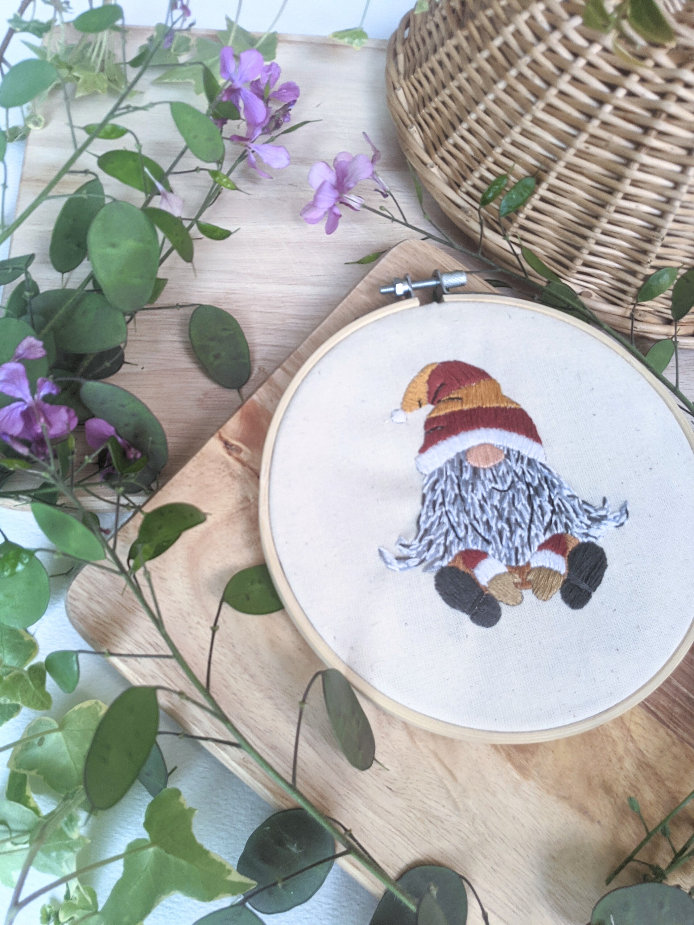 Gnome Scandinavia Gonk PDF Pattern Hand Embroidery || Digital Pattern ...