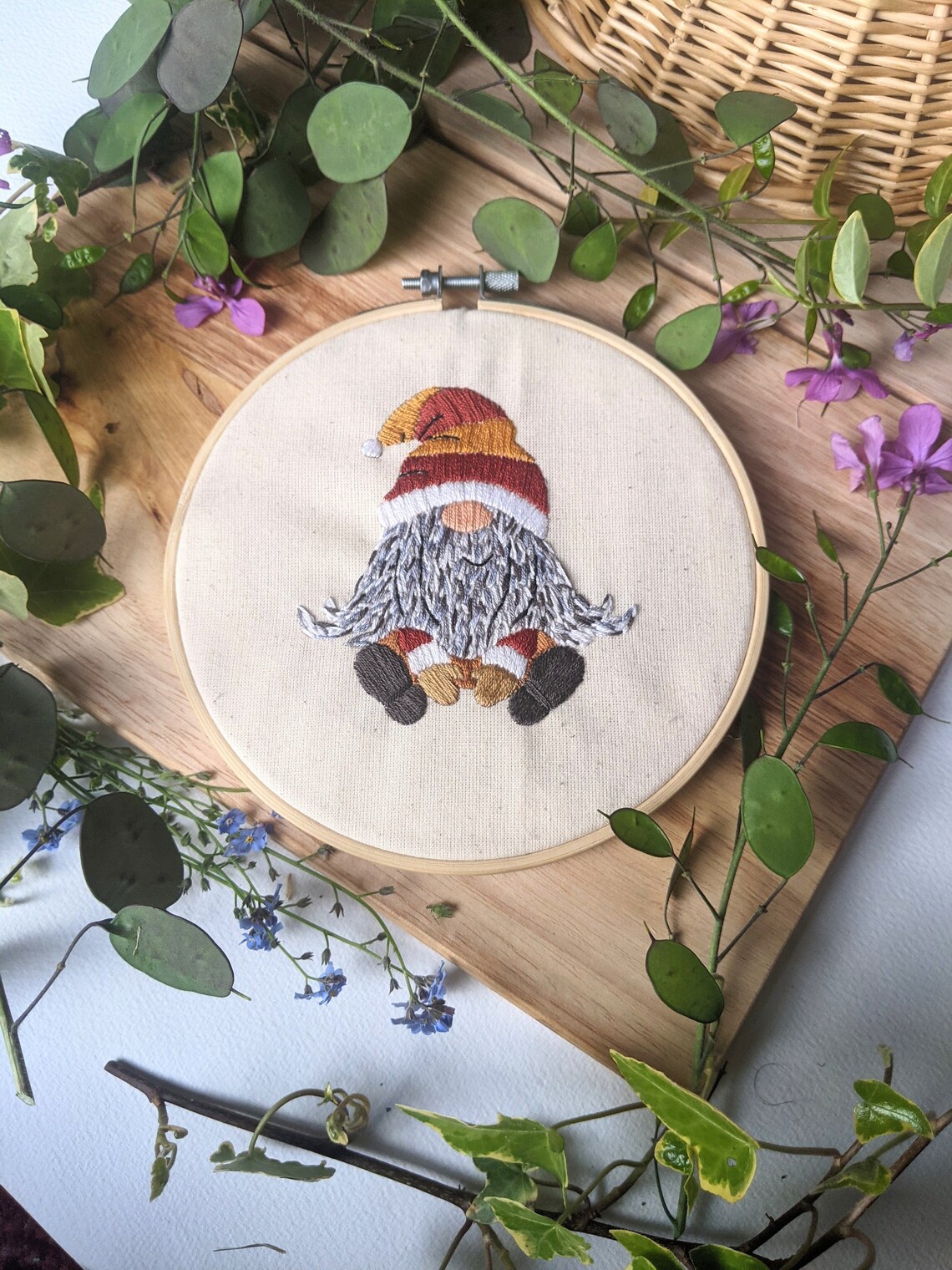 Gnome Scandinavia Gonk PDF Pattern Hand Embroidery Digital - Etsy