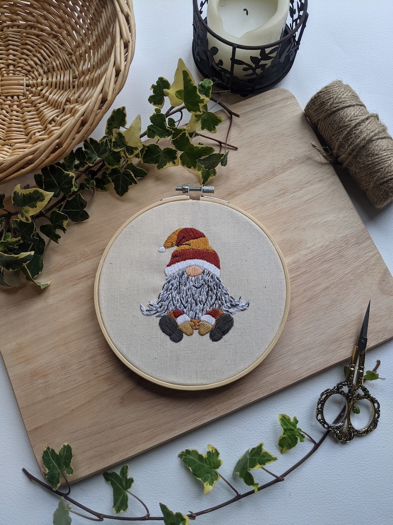 Gnome Scandinavia Gonk PDF Pattern Hand Embroidery || Digital Pattern ...