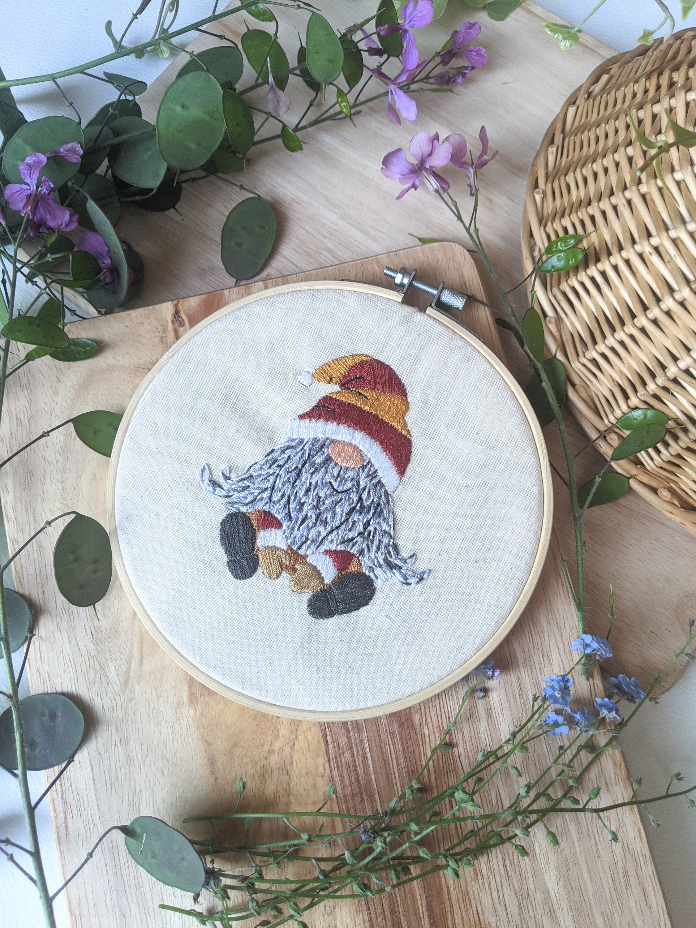 Gnome Scandinavia Gonk PDF Pattern Hand Embroidery || Digital Pattern ...