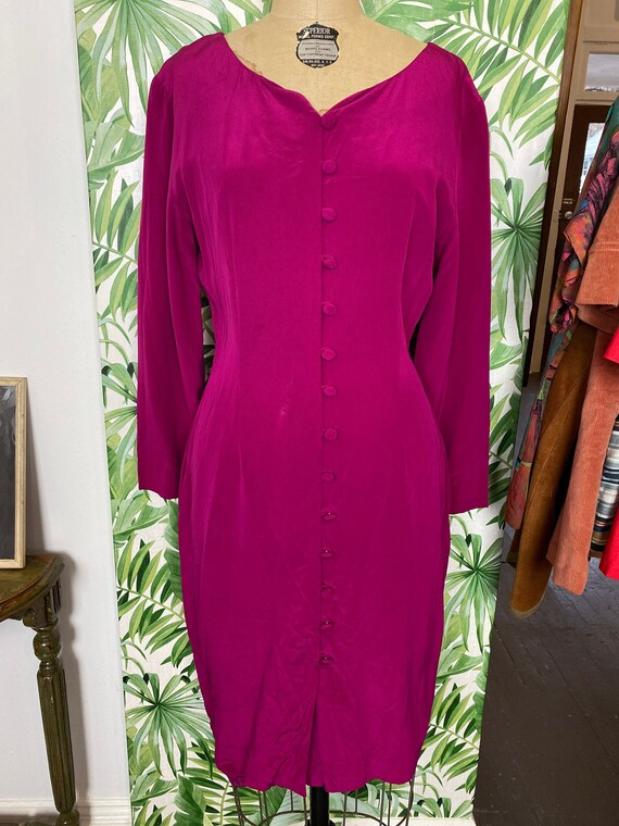 Pink button dress - Gem