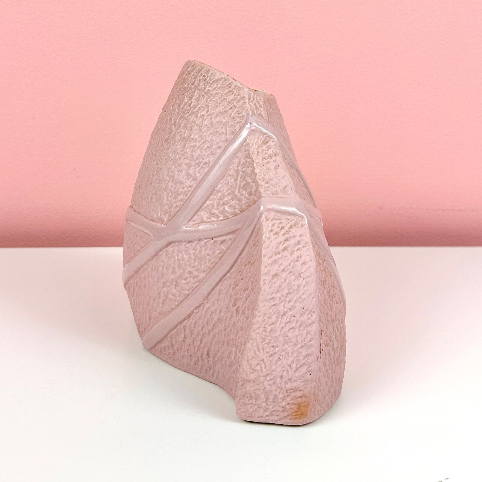 Unique Wavy Triangle Vase - Etsy