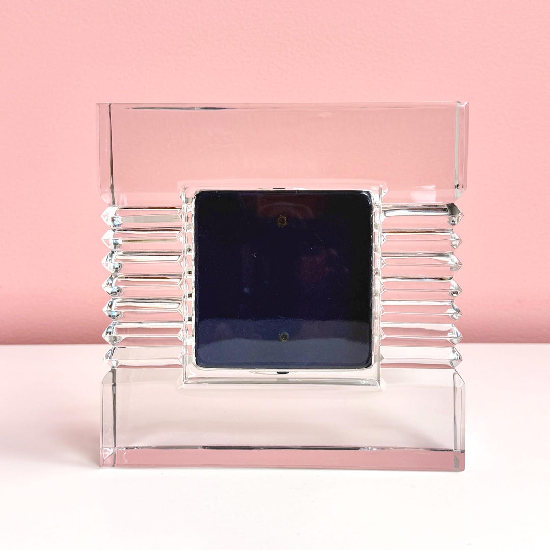 Thick Glass Block Frame for 3x3 Photo - Etsy