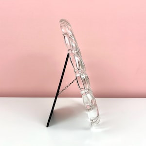 Large Oval Crystal Frame for 5x7 Photo - Etsy