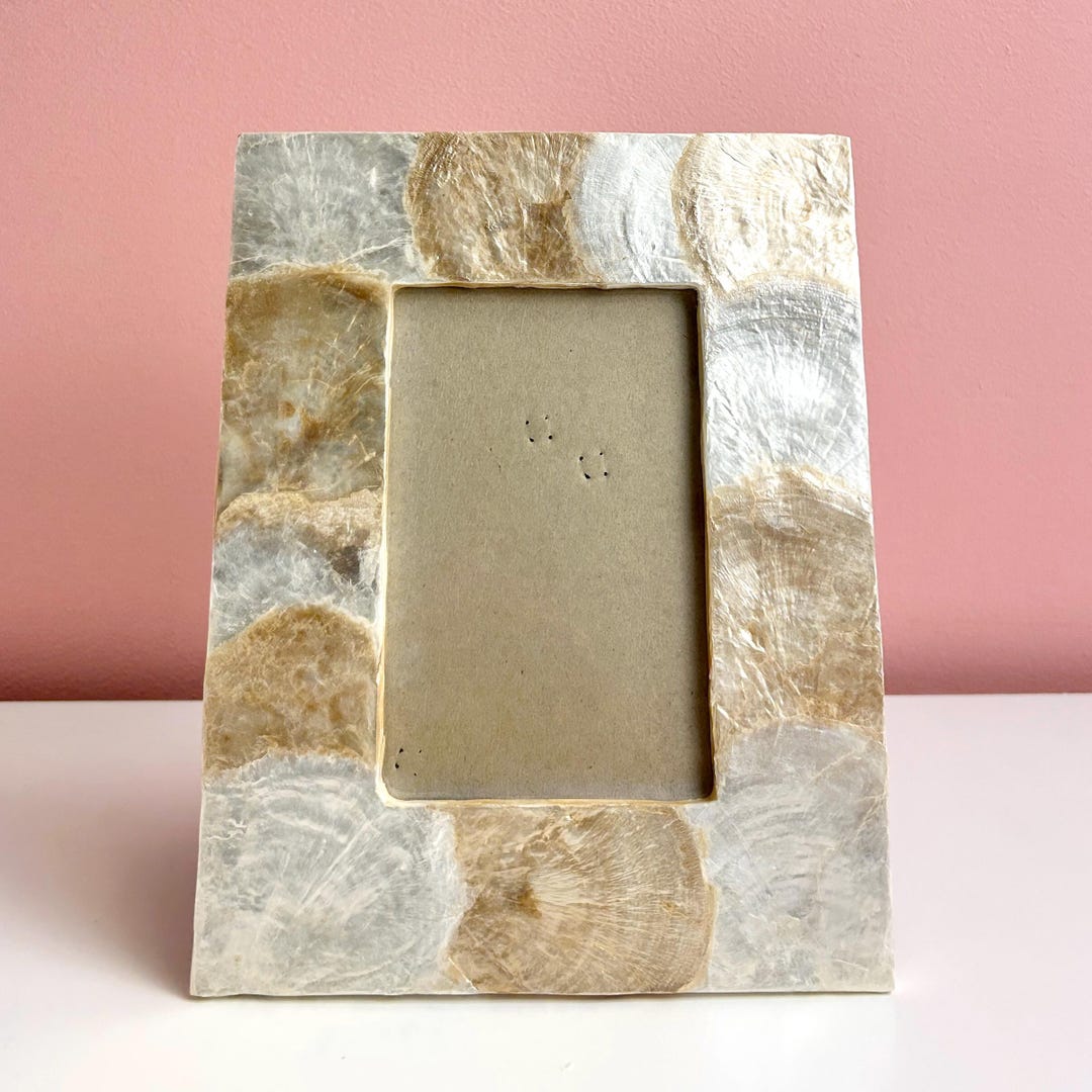 Capiz Shell Frame for 4x6 Photo - Etsy