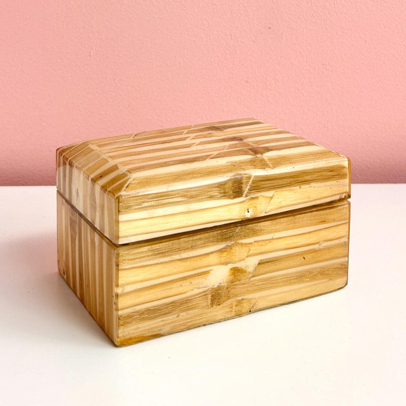 Lacquer Box & Bamboo - Etsy