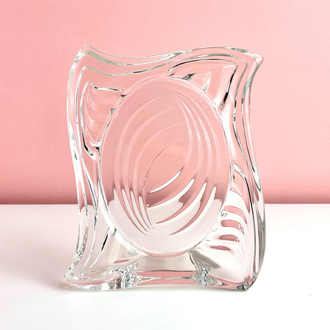 Mikasa Crystal Oval Frame for 5x7 Photo - Etsy