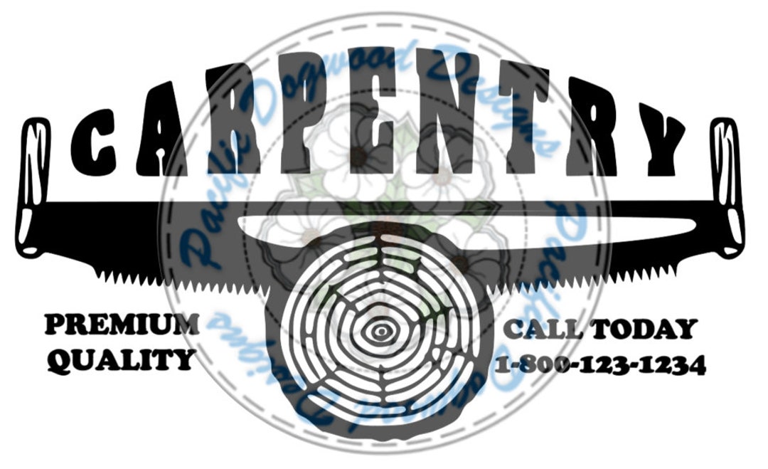 Custom Carpentry Decal, Premium Quality, Business Car Decal, Carpentry ...