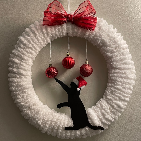 Cat Wreath - Etsy