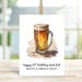 Personalised Beer Birthday Card, Lager Card, Beer Greeting Card, Card ...