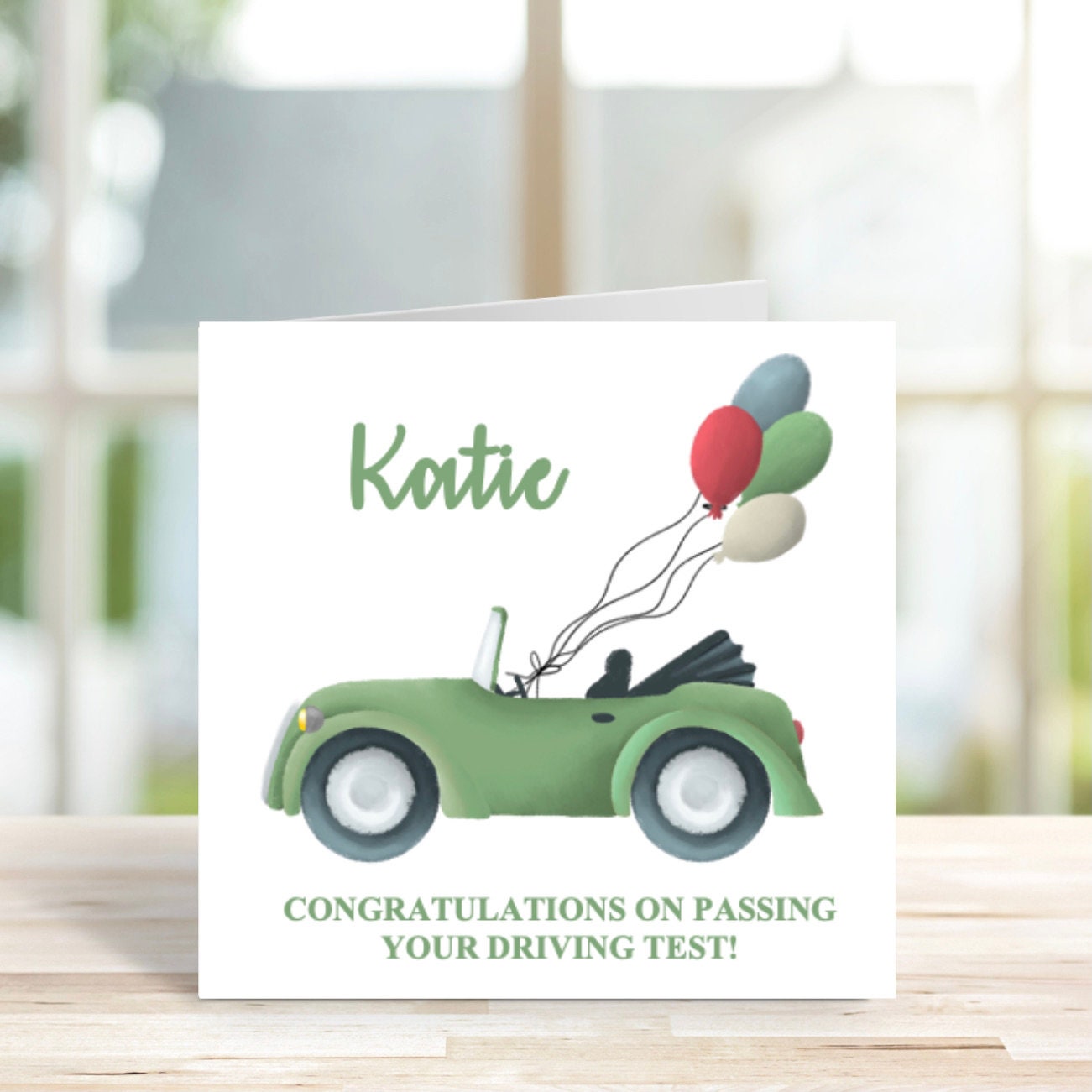 Personalised Driving Test Congratulations Card for New Driver - Etsy