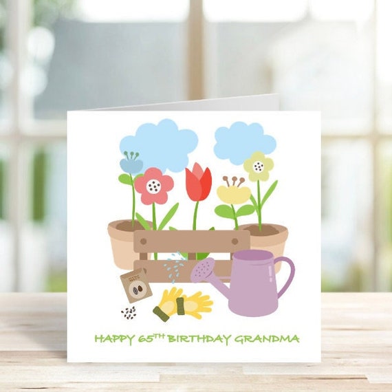 Personalised Gardening Birthday Card Gardening Card Card for - Etsy UK