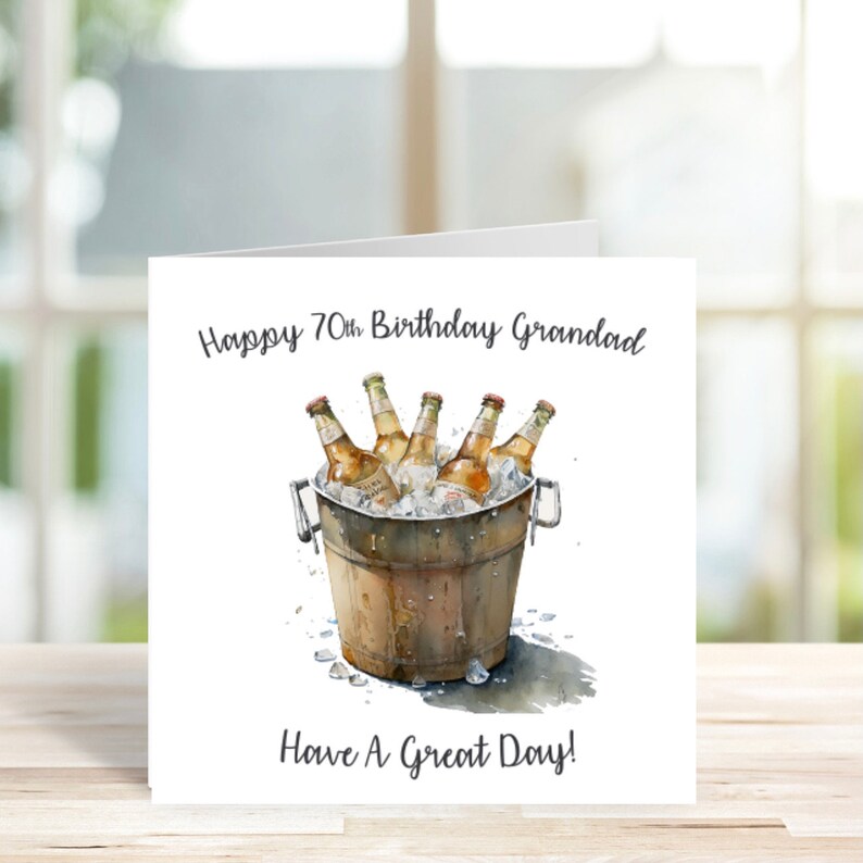 Personalised Beer Birthday Card Lager Bottle Birthday Card - Etsy UK