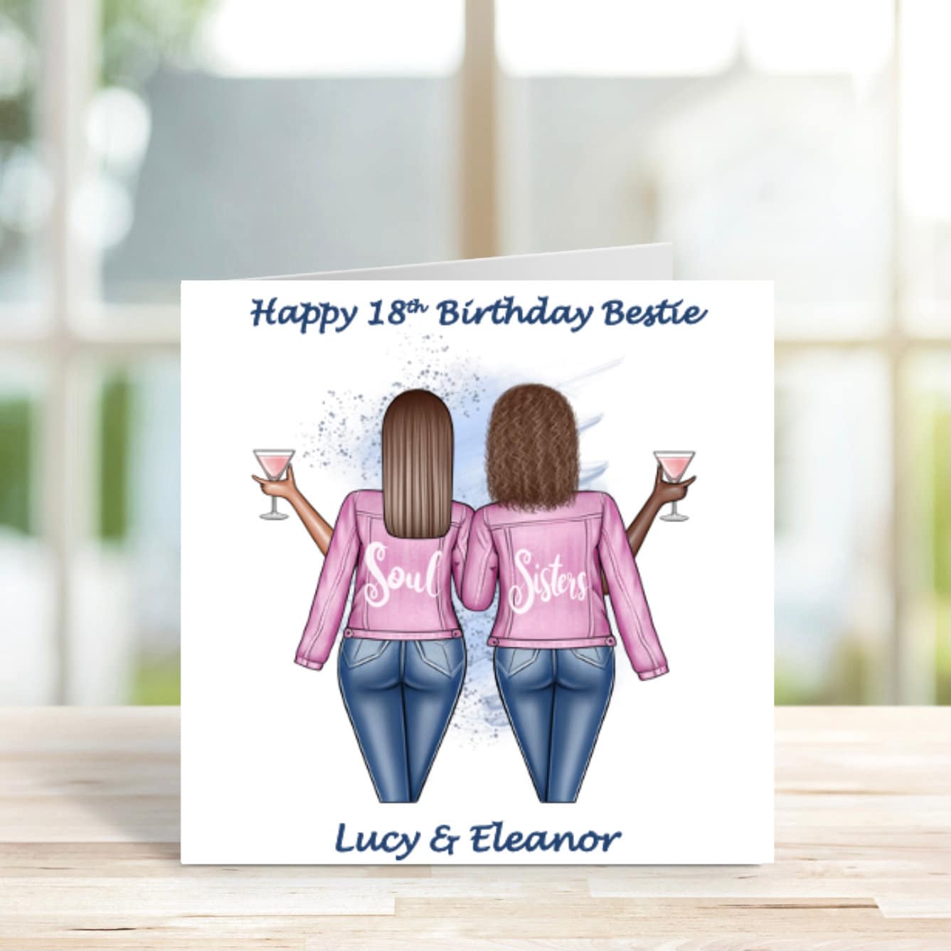 Personalised Female Birthday Card Happy Birthday Best Friend - Etsy
