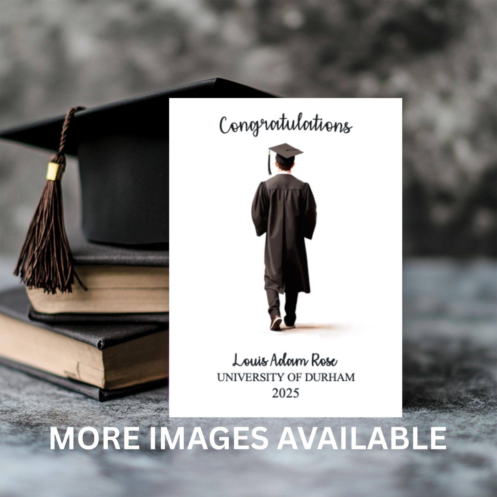 Personalised Male Graduation Card, Grad Card for Son, Nephew, Grandson ...